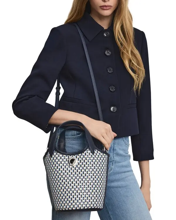 Veronica Beard Woven Anchor Bag