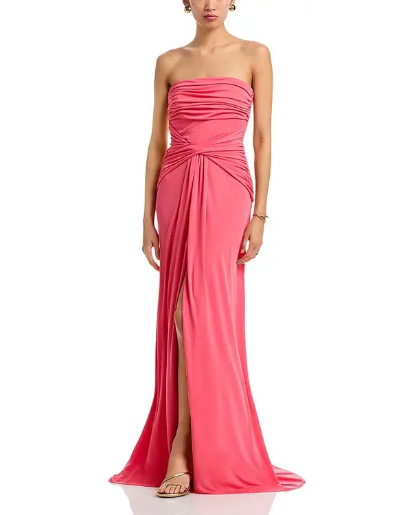 Cinq À Sept Olena Strapless Gown - Sunset Blush