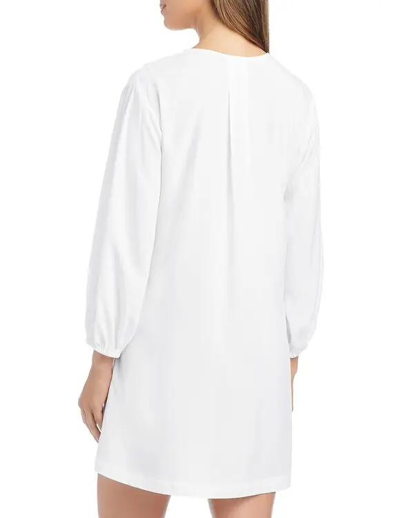 BLEU BY ROD BEATTIE Pleated Cover Up Dress - White