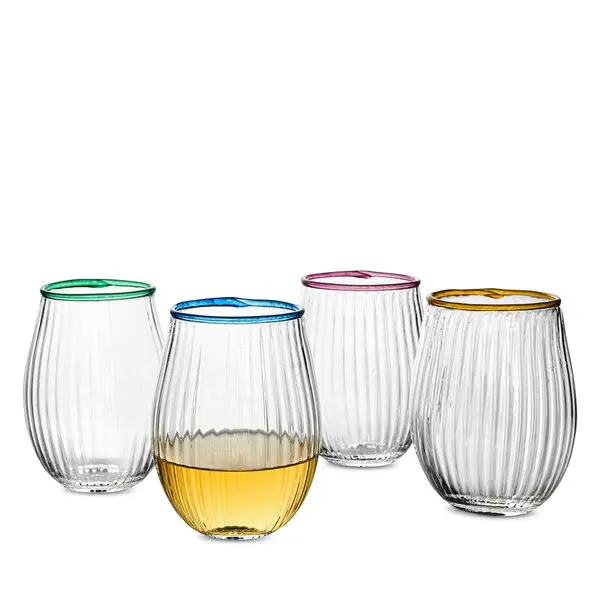 JULISKA Nell Stemless Wine Glasses, Set Of 4