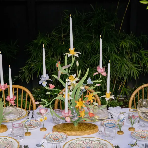 JULISKA Meadow Walk 25 Bouquet Centerpiece Candelabra