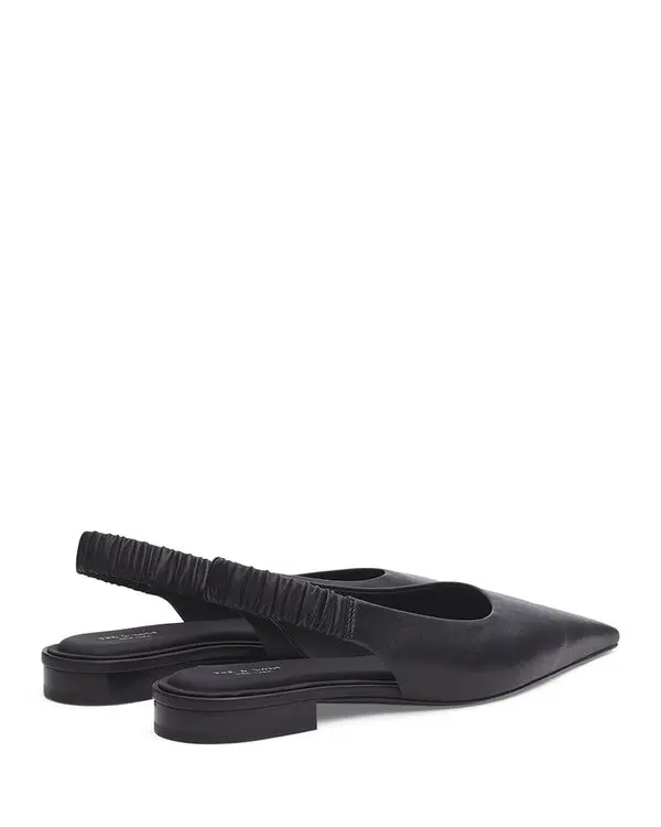 Rag & Bone Mercer Slingback Flats - Black