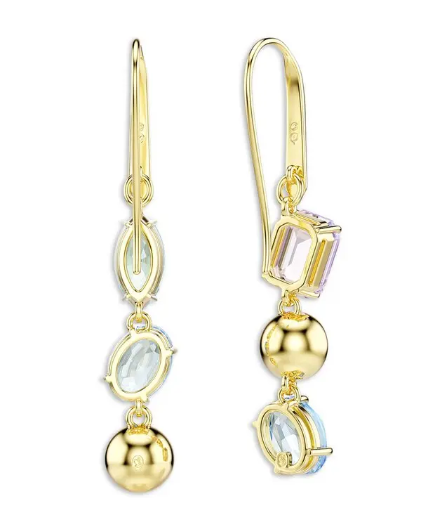 SWAROVSKI Gema Asymmetric Drop Earrings - Multi/gold