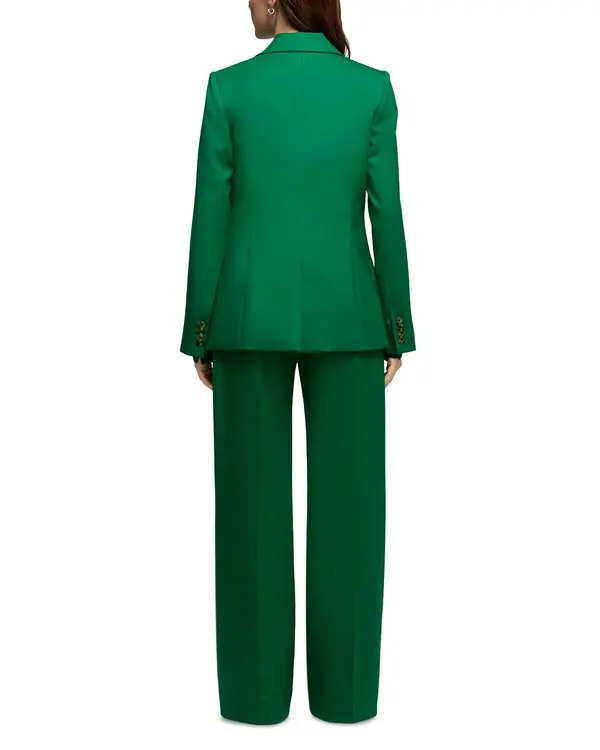 ARGENT Notch Lapel Two-button Blazer - Jade