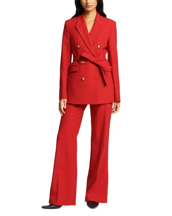 ARGENT Belted Double Breasted Blazer