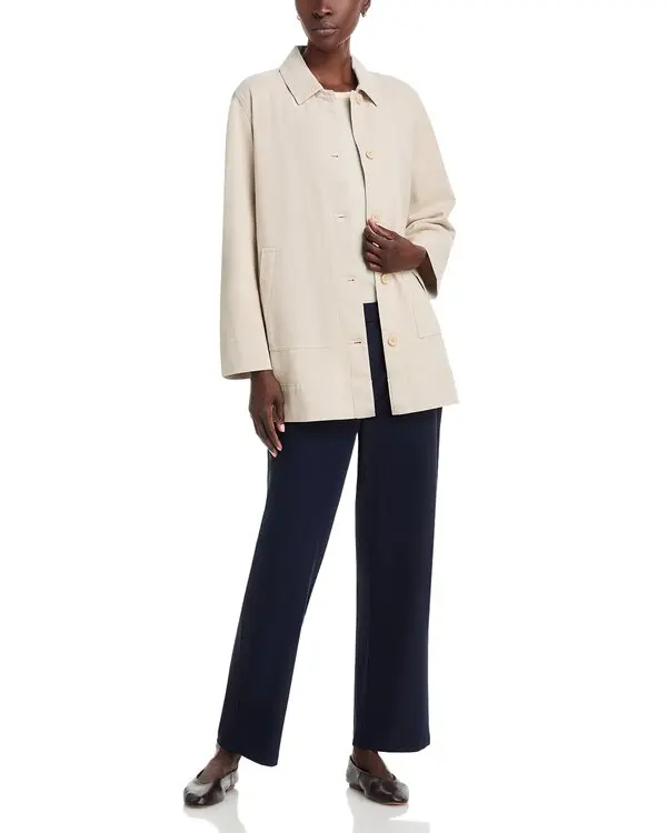 Eileen Fisher Garment Dyed Utility Jacket