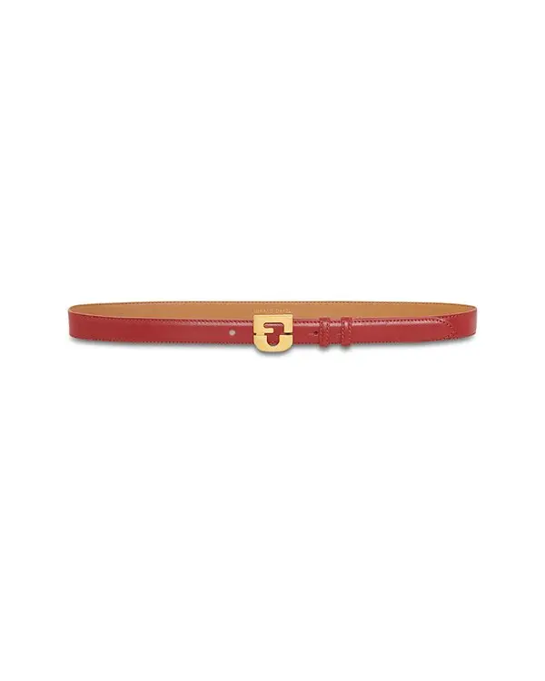 Gerard Darel Le Lauren Leather Belt - Red