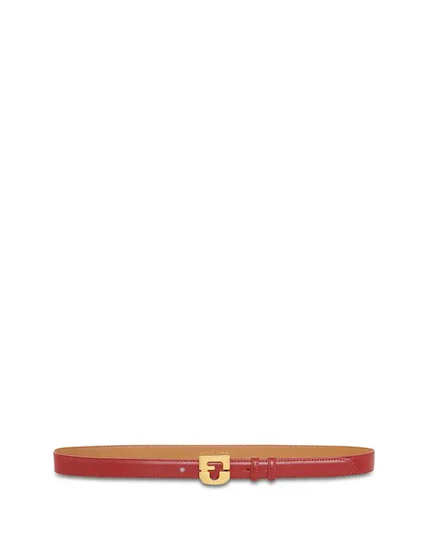Gerard Darel Le Lauren Leather Belt - Red