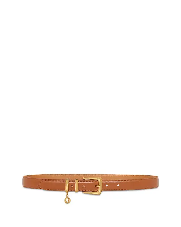 Gerard Darel Giula Leather Belt - Cognac