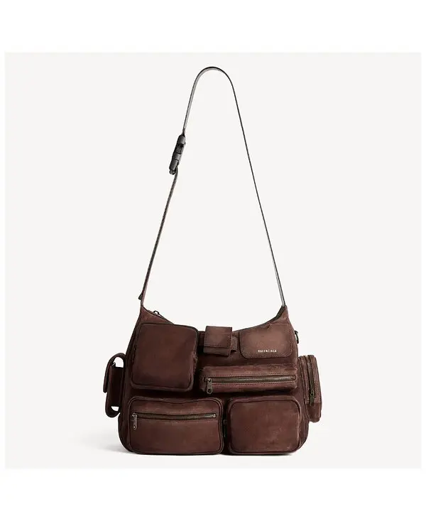 Balenciaga Superbusy Messenger Bag - Light Espresso