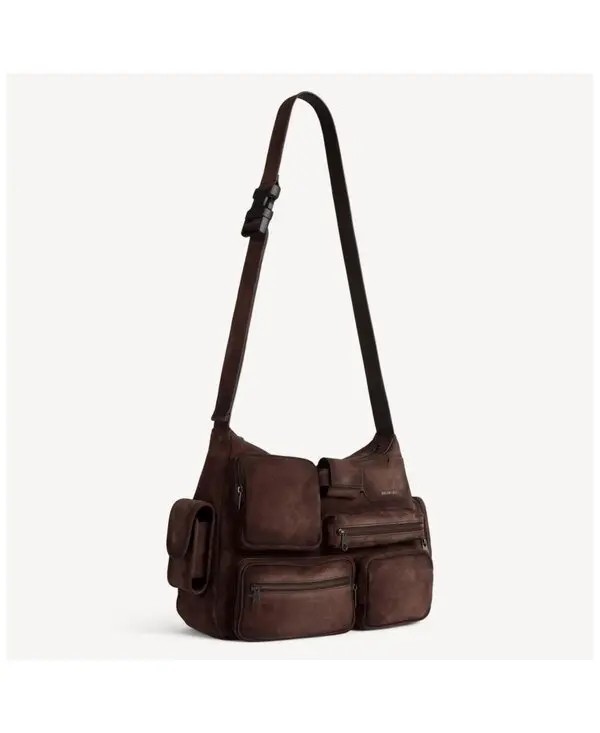Balenciaga Superbusy Messenger Bag - Light Espresso