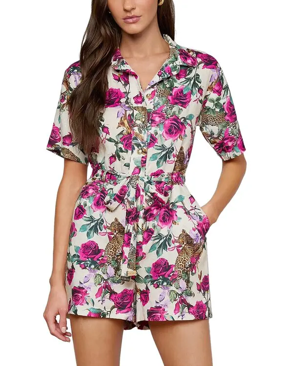 L'Agence Linen Romper