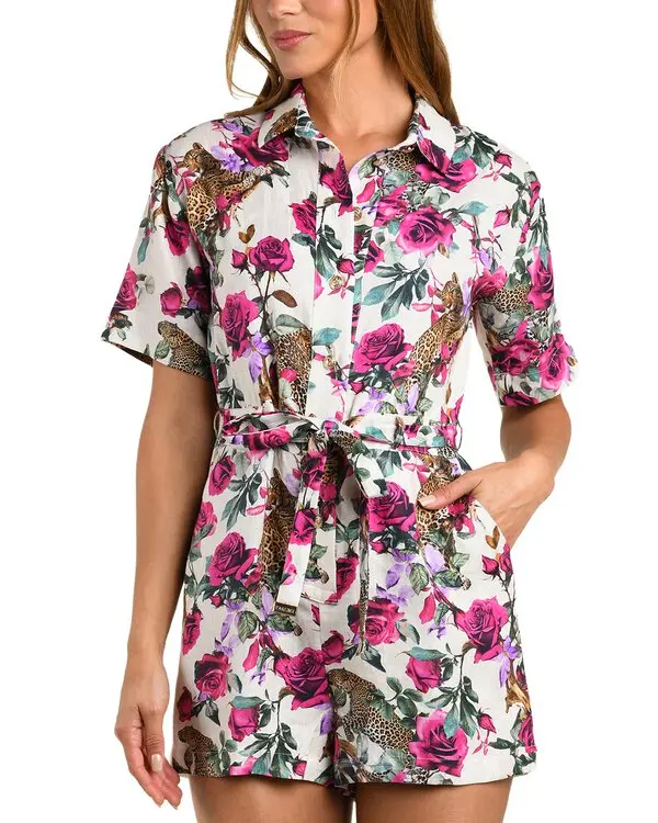 L'Agence Linen Romper