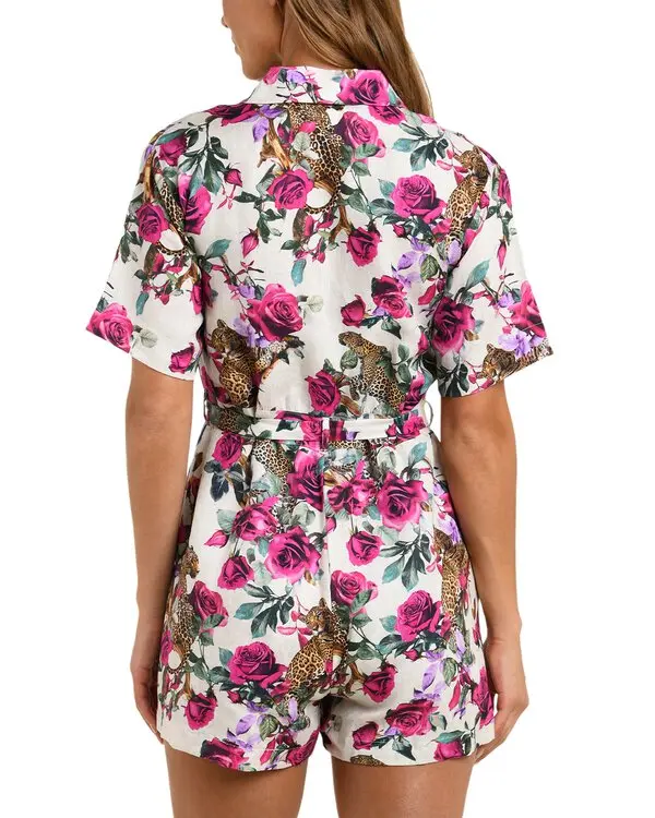 L'Agence Linen Romper
