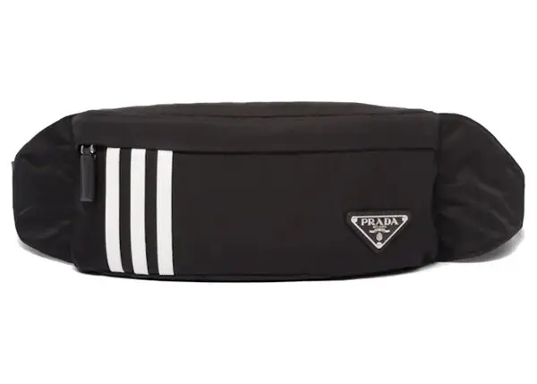 Prada Adidas Renylon Belt Bag - Black