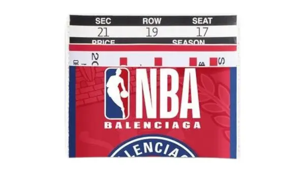 Balenciaga X Nba Passport Card Holder - Red