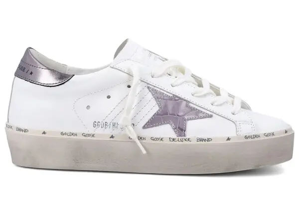 GOLDEN GOOSE Hi Star Laminated Crocco Sneakers