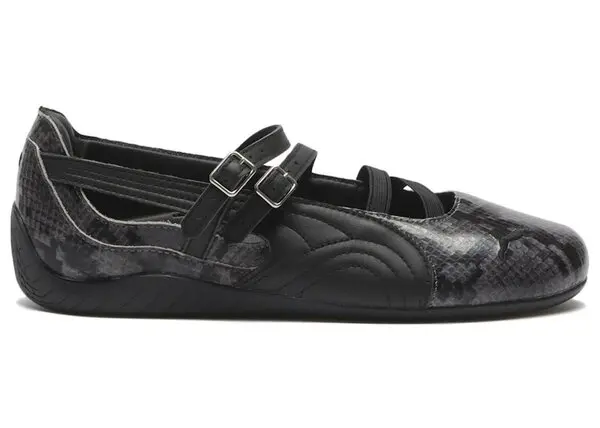 PUMA Speedcat Ballet Snakeskin Black In Cool Dark Gray/ Black - Cool Dark Gray/puma Black