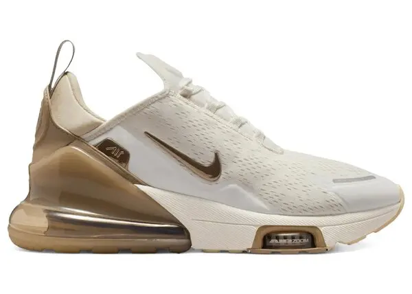 Nike Air Max 270 Premium - Sail/light Khaki/metallic Silver