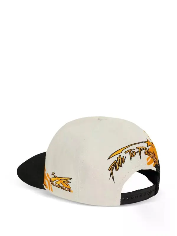 HELLSTAR Paintbrush Snapback Hat - Neutrals