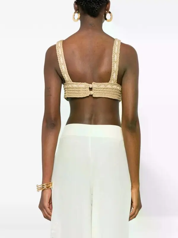 Ermanno Scervino Crochet Knit Top