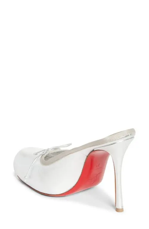 CHRISTIAN LOUBOUTIN Cassia Square Toe Mule Pump