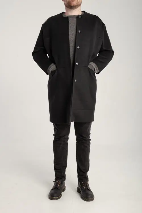 1982 Cashmere Crew Neck Overcoat