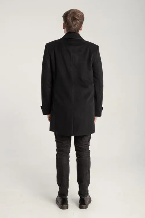 1982 Cashmere Single-breasted Tailored Coat