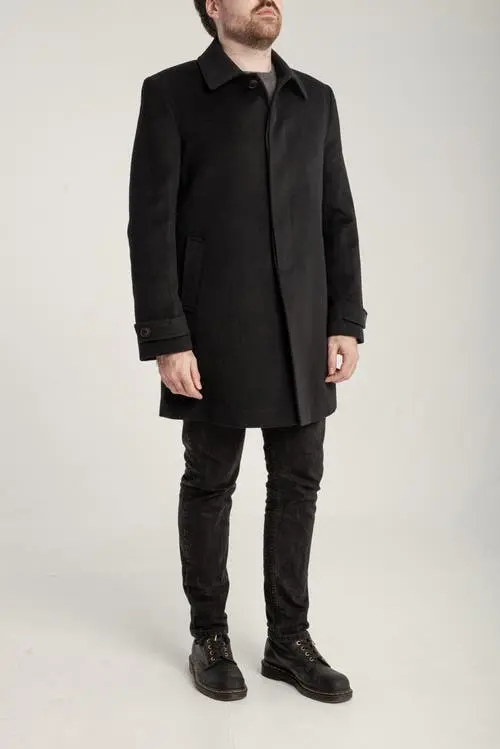 1982 Cashmere Single-breasted Tailored Coat