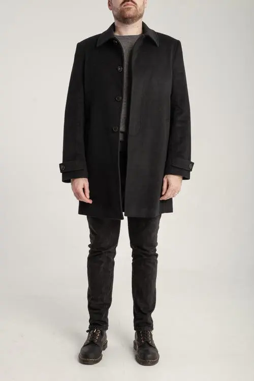1982 Cashmere Single-breasted Tailored Coat