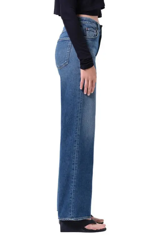 AGOLDE Harper Relaxed Straight Leg Jeans - River