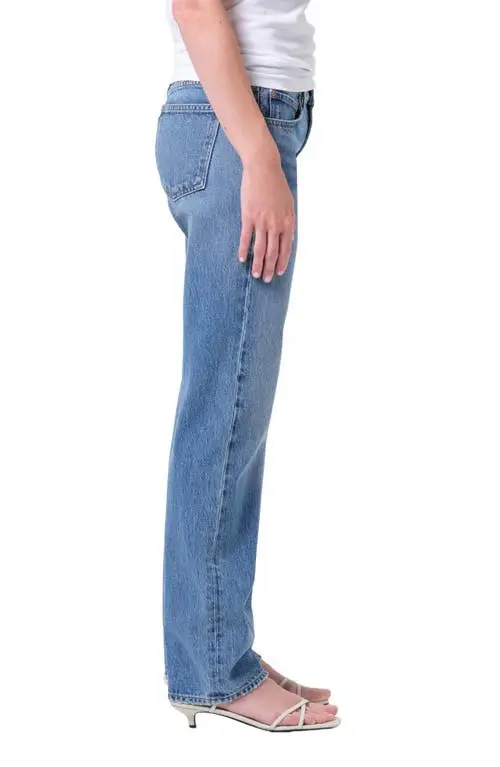 AGOLDE Low Rise Slim Fit Full Length Jeans - Downtown