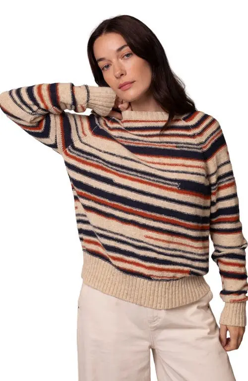 CELTIC & CO. Donegal Broken Stripe Sweater