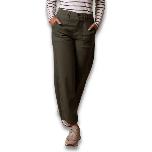 CELTIC & CO. Wide Leg Pleat Front Pant