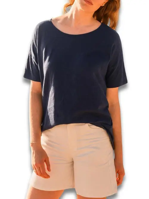 CELTIC & CO. Round Neck Boxy Fit T-shirt