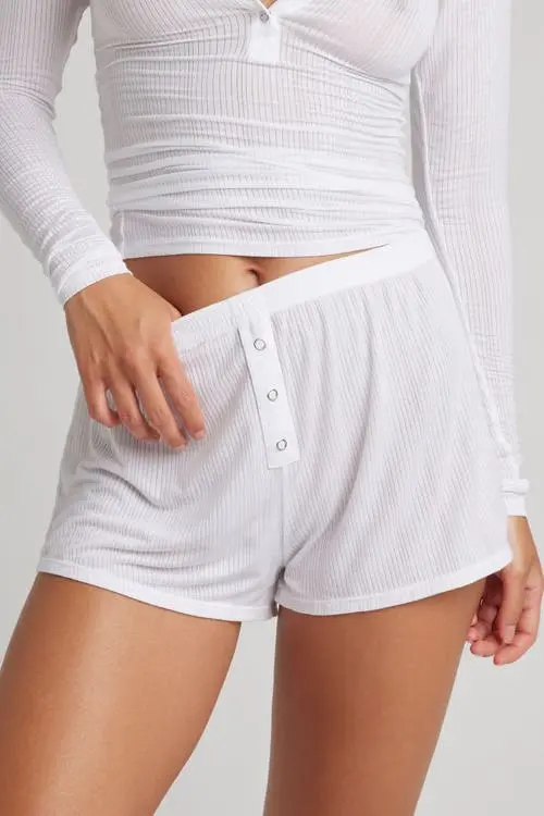 NEGATIVE UNDERWEAR Whipped Boyfriend Short - White