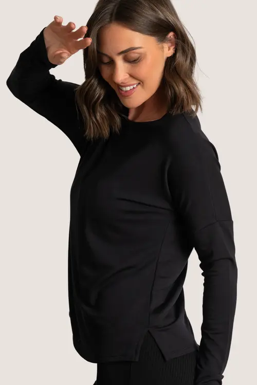 JJWINKS Essential Pullover Lightweight Layer - Black