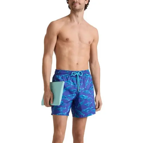 Vilebrequin Sparkling Whales Packable Swim Shorts
