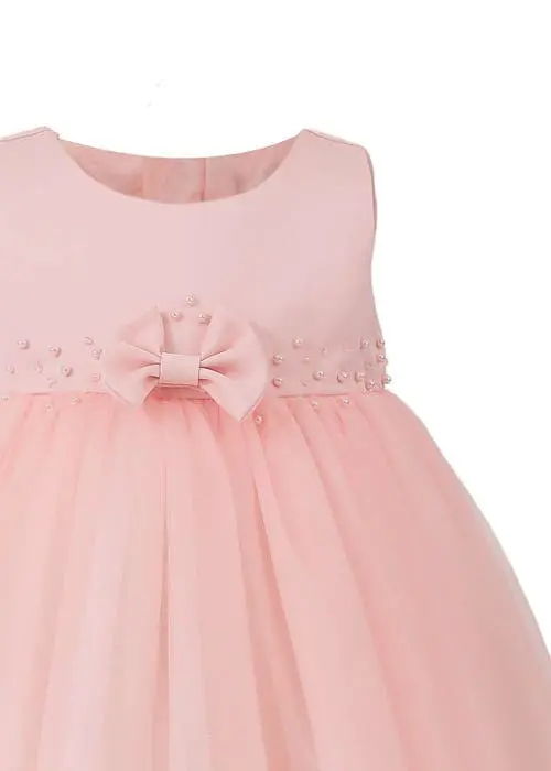 TULLEEN Lace Petal Gown - Pink