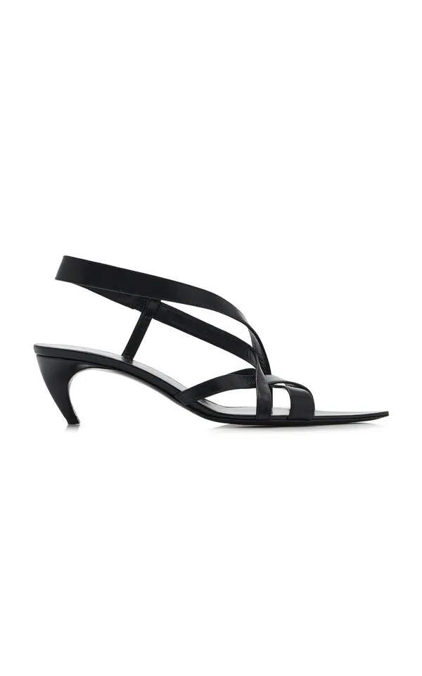 Khaite Sadie 55 Multi-strap Sandals - Black