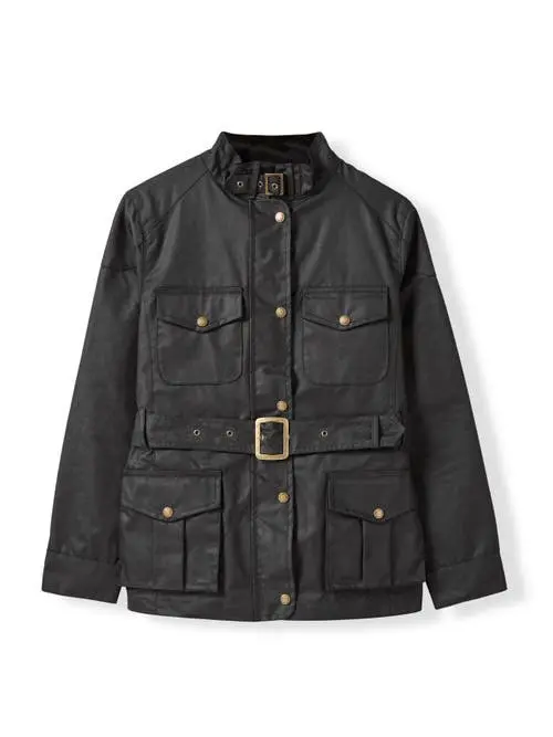 CELTIC & CO. British Waxed Cotton Belted Jacket