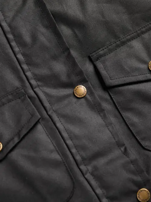 CELTIC & CO. British Waxed Cotton Belted Jacket