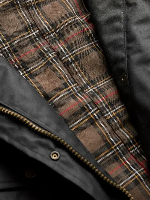 CELTIC & CO. British Waxed Cotton Belted Jacket