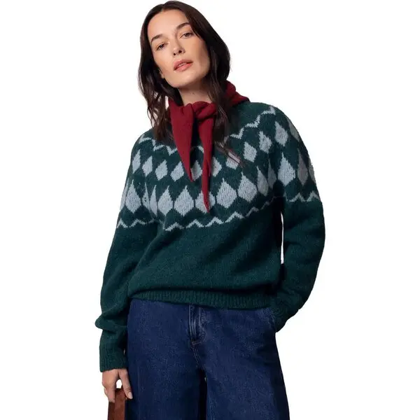 CELTIC & CO. Lofty Diamond Yoke Sweater