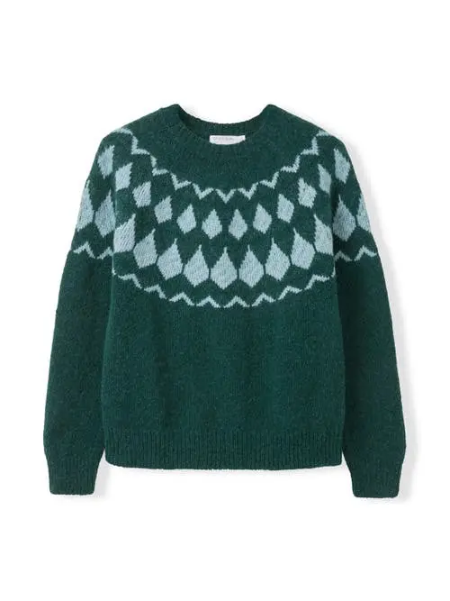 CELTIC & CO. Lofty Diamond Yoke Sweater