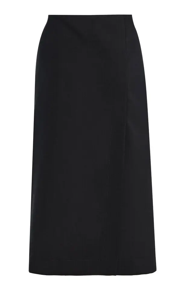 Calvin Klein Amabel Wool Midi Skirt