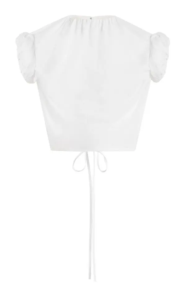 Calvin Klein Azalée Long-sleeve Wool Top - Ivory