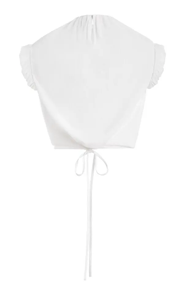 Calvin Klein Azalée Long-sleeve Wool Top - Ivory