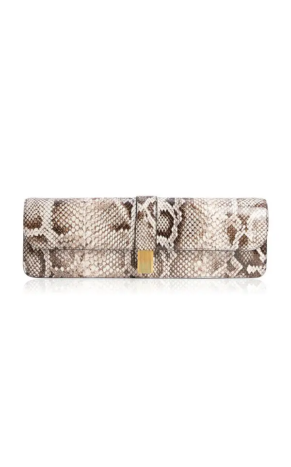 Khaite Blake Python Long Clutch