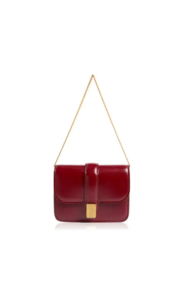 Khaite Blake Nano Bag - Burgundy